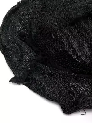 Yohji Yamamoto Interwoven Fedora Hat