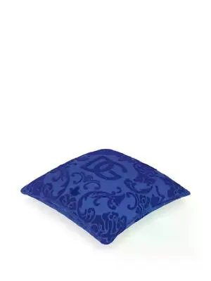 Dolce & Gabbana Logo-embroidered Cushion - Blue