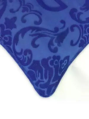 Dolce & Gabbana Logo-embroidered Cushion - Blue