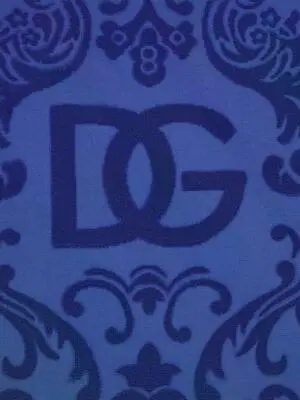 Dolce & Gabbana Logo-embroidered Cushion - Blue