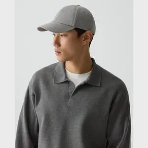Theory Motion Wool Baseball Cap - Vapor Melange