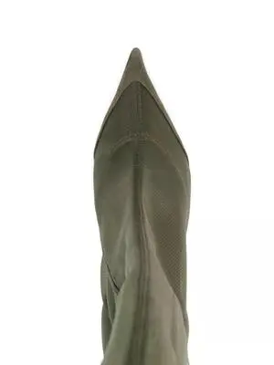 MUGLER 95mm Fang Boots - Green