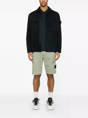 Stone Island Compass-badge Shirt - Black