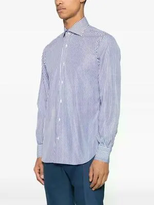 BARBA NAPOLI Cotton Shirt - Blue