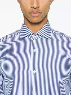 BARBA NAPOLI Cotton Shirt - Blue