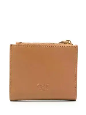 Pinko Love Birds-plaque Wallet - Brown