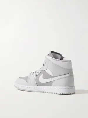 Nike Jordan 1 Mid Leather Sneakers
