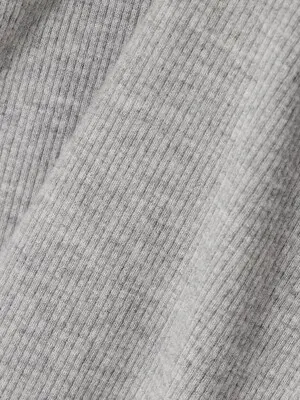 Eterne Ribbed Stretch-jersey Tank - Gray