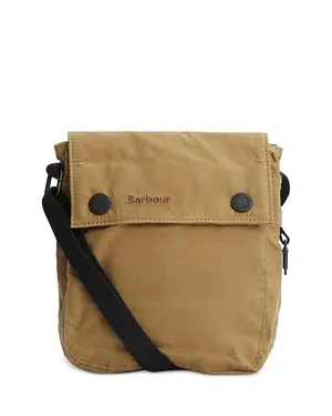 Barbour Transport Crossbody Bag Golden Khaki