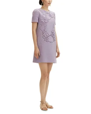 Oscar De La Renta Tweed Shift Dress