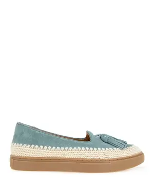 KENNETH COLE Citrus Espadrille Flats - Light Blue