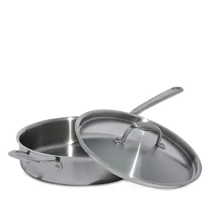 MADE IN 5 Ply Clad 3.5 Qt. Saute Pan And Lid - Stainless Steel