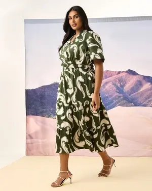 ESTELLE Sandswept Midi Dress