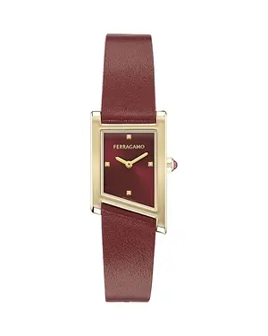 FERRAGAMO Asymetrique Watch - Brwon/brown