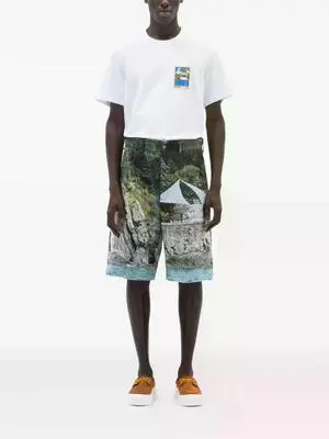 MSGM La Vedetta-print Shorts