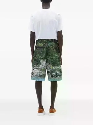 MSGM La Vedetta-print Shorts