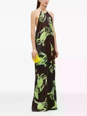 MSGM Graphic-print Maxi Dress