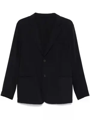 Emporio Armani Single-breasted Blazer - Blue