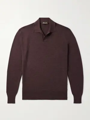 Loro Piana Aspen Virgin Wool Polo Shirt