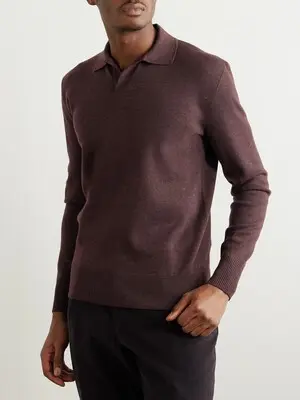 Loro Piana Aspen Virgin Wool Polo Shirt