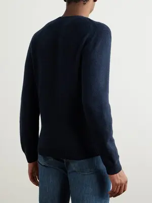 Loro Piana Fobello Cashmere Sweater - Blue