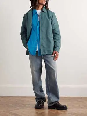 GOD'S TRUE CASHMERE Parachute Recycled-shell Jacket - Teal