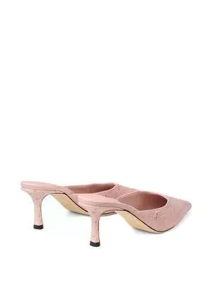 JIMMY CHOO Vivi 65 Heeled Mules - Pink