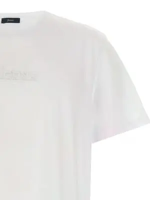 Herno Logo-embroidered T-shirt