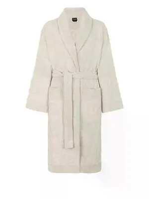 Dolce & Gabbana Cotton Bath Robe - Neutrals