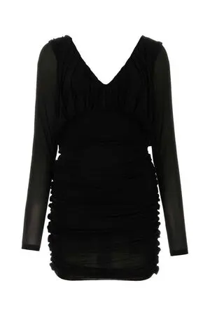 Saint Laurent Saint Laurent Mini Dress - Black