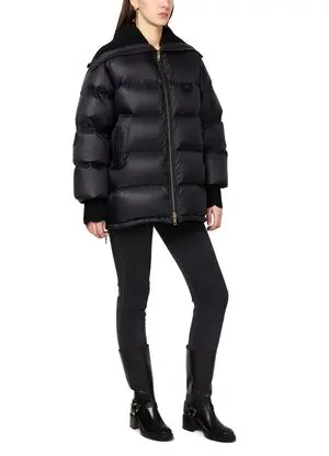 Chloé High-collar Down Jacket - Black