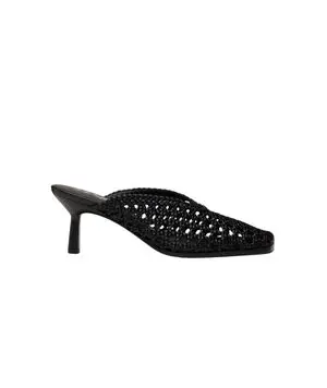 3.1 Phillip Lim ID Macrame Mules - Black