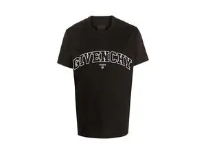 Givenchy College Embroidered Logo T-shirt - Black