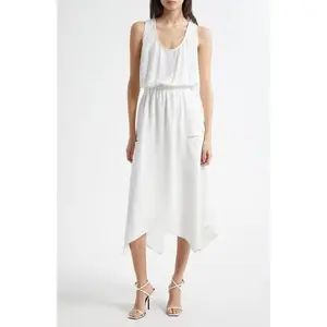 Ramy Brook Hallie Handkerchief Hem Dress - Ivory