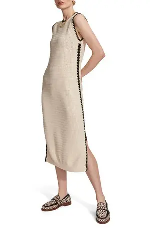 Varley Dwight Sleeveless Midi Dress - Birch