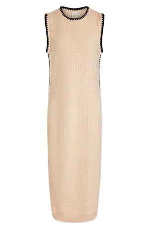 Varley Dwight Sleeveless Midi Dress - Birch