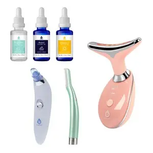 PURSONIC Ultimate Glow Skincare Bundle Led Therapy, Pore Vacuum - Multicolor