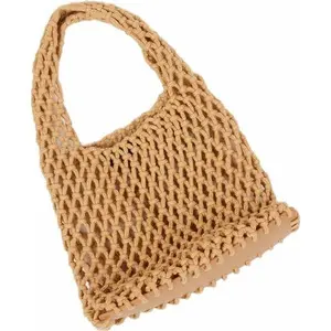 Hat Attack Lizzie Cotton Mini Bag - Tan