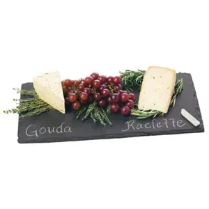 TWINE Slate Cheese Board - Black