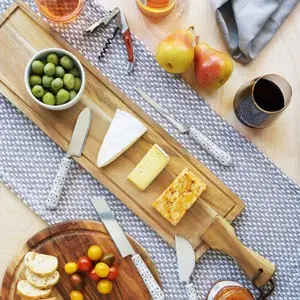TWINE Rustic Farmhouse Acacia Wood Tapas Board