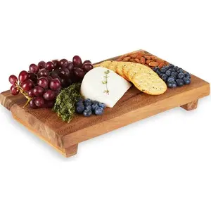 TWINE Acacia Footed Serving Board - Wood