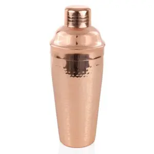TWINE Hammered Cocktail Shaker - Copper