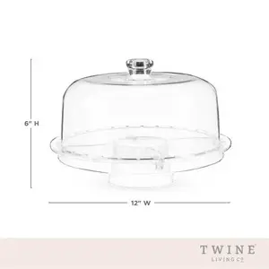 TWINE Multi-functional Acrylic Server With Bundt Cake Mold