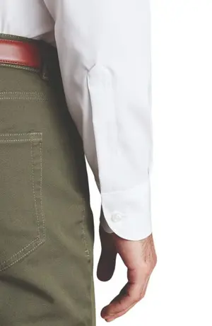 CHARLES TYRWHITT Non-iron Oxford Shirt - White