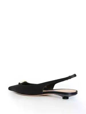 Valentino Garavani Vlogo Signature Slingback Pumps - Black