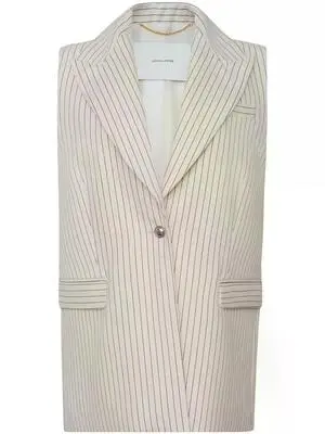 Adam Lippes Callan Pinstripe Gilet