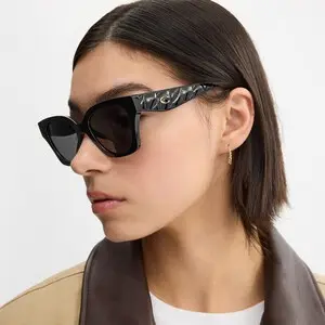 COACH Quilted Square Sunglasses