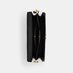 COACH Chain Tabby Shoulder Bag - Brass/black