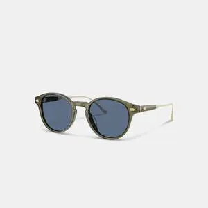 COACH Signature Round Sunglasses - Blue Green