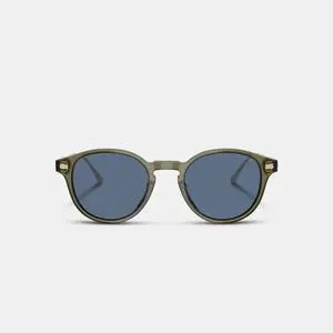 COACH Signature Round Sunglasses - Blue Green